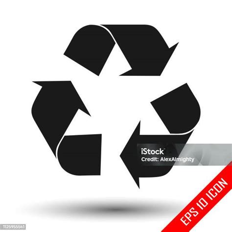 재활용 아이콘 재활용의 평면 아이콘입니다 Eps 재활용 벡터 일러스트입니다 0명에 대한 스톡 벡터 아트 및 기타 이미지 0명 개념 로고 Istock