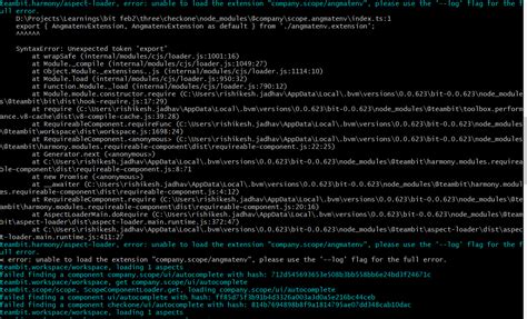 Error While Running Bit Compile After Creating Custom Environment