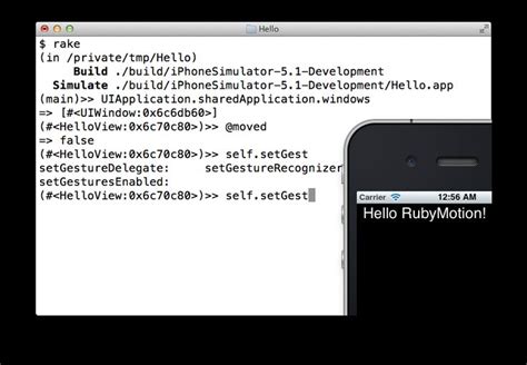 rubymotion is a revolutionary toolchain for ios it lets you quickly
