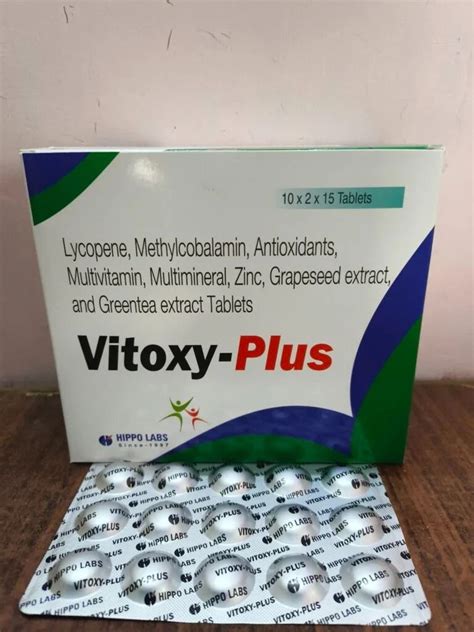Vitoxy Plus Tab In Hyderabad Hippo Labs Private Limited Id 2853174816273