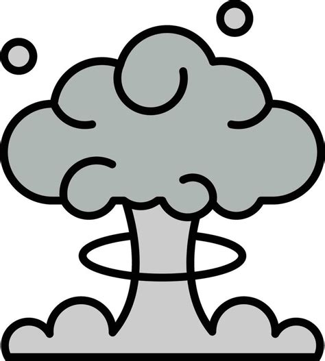 Nuclear Explosion Vector Icon 30383945 Vector Art At Vecteezy