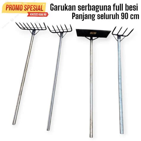 Jual Alat Garuk Full Besi Garukan Sampah Panjang Garukan Got Selokan
