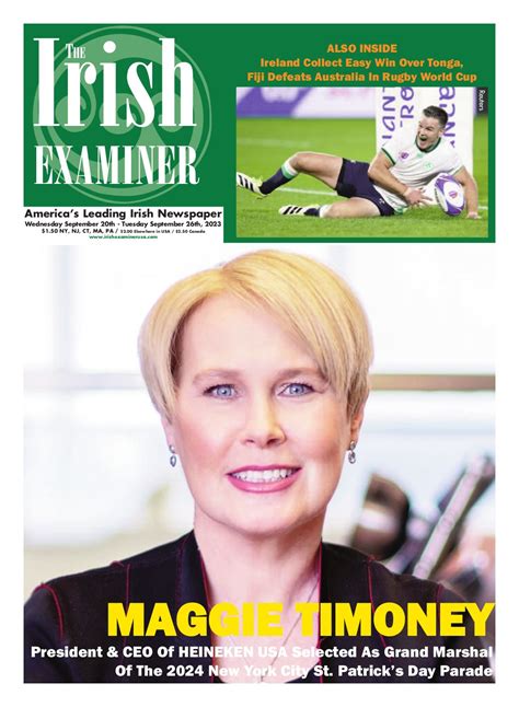 Patrick Mccarthy On Linkedin Maggie Timoney Business Woman Who Is President And Ceo Of Heineken