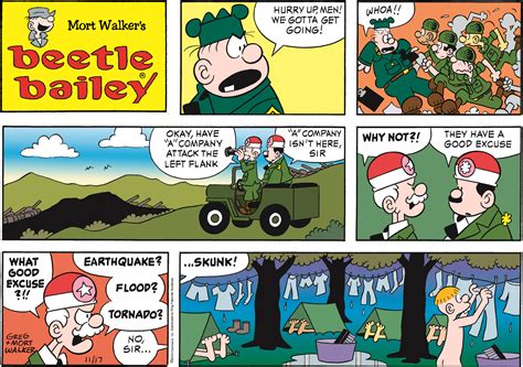 Beetle Bailey Comic Strip 2024 11 17 Comics Kingdom