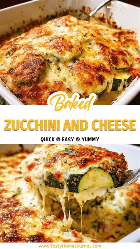 Easy Baked Zucchini And Cheese Casserole Zucchini Dinner Recipes
