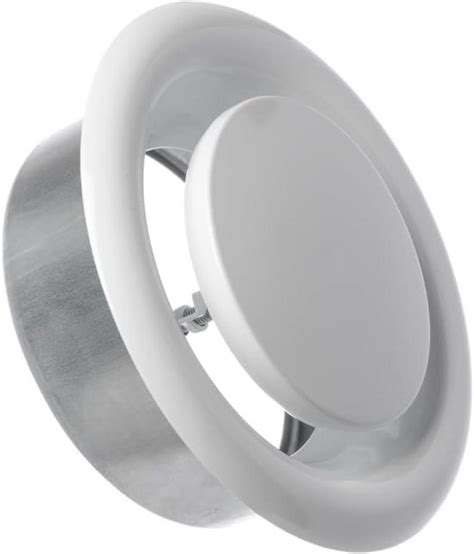Witte Plaatventiel Afvoerlucht Plafondventiel Ventilatie 200mm Bol