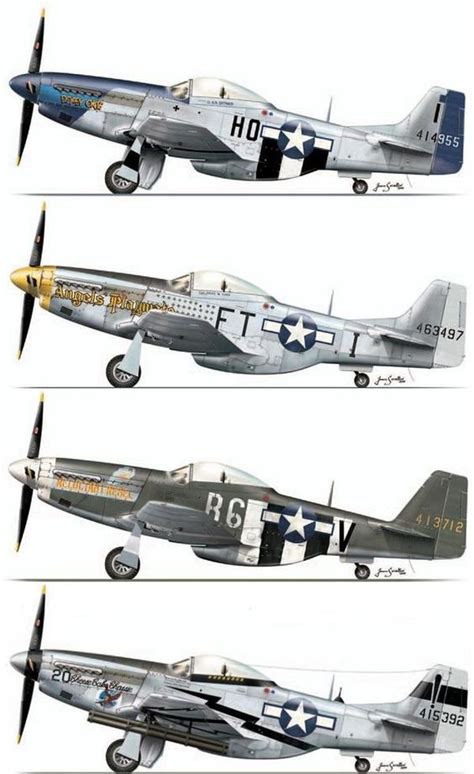 Pin By Jim Thomas On P51 Mustang Wwii Fighter Planes Vintage