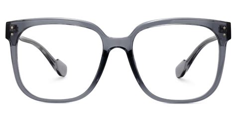Mikel Tr90 Square Gray Frame Glasses Zeelool