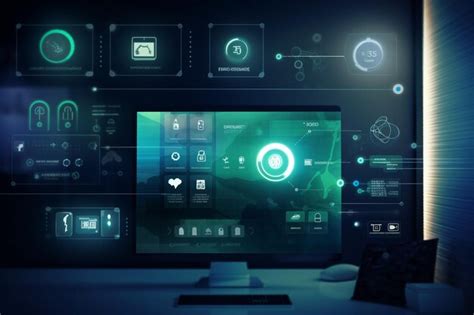 Premium Photo Smart Home User Interface Graphic Design On The Desktop Screen