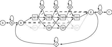 figure 1 2 from remote protein homology detection using hidden markov models semantic scholar