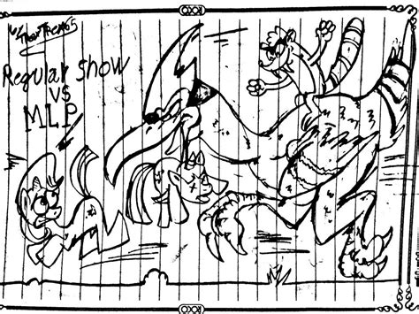 Regular Show Vs Mlp By Crashbandicoot2015 On Deviantart