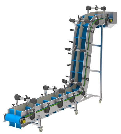 Elevator Belt Conveyor With Partition Ecoautomations