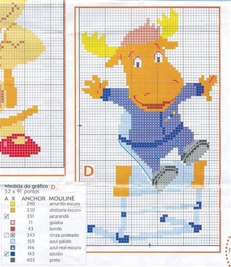 Cross Stitch Animals Backyardigans