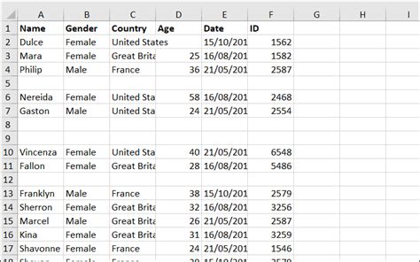 How To Delete Empty Rows In Excel
