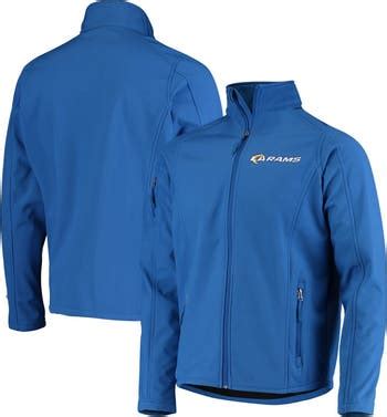 Dunbrooke Mens Dunbrooke Royal Los Angeles Rams Sonoma Softshell Full