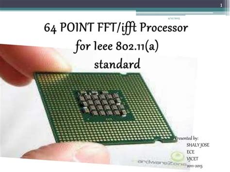 64 Point Fft Chip Pptx