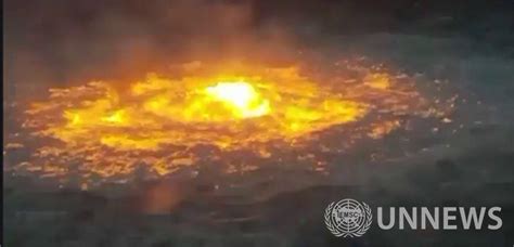 멕시코만의 페멕스 석유 가스 회사의 해저 파이프라인에서 화재가 발생했습니다 Unnews 유엔뉴스 유엔신문