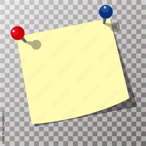 Push Pin And Paper