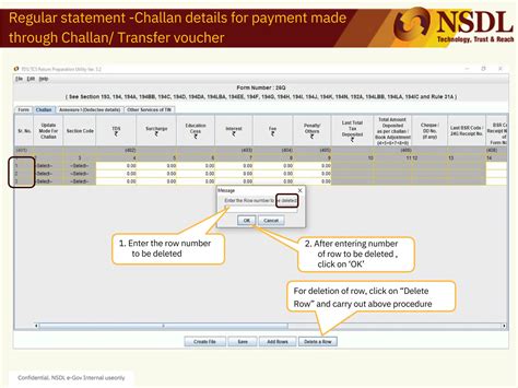 Tds Tcs Return Preparation Utility Part E Ppt