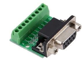DB9 Female Screw Terminal To RS232 RS485 Conversion Board Robottronics