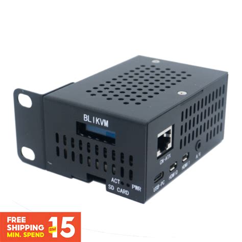 Pikvm V BliKVM HAT KVM Over IP Raspberry Pi B PoE HDMI CSI Shopee Thailand