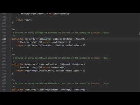 Kotlin Tutorial: Slicing Lists, Arrays and Strings : Kotlin