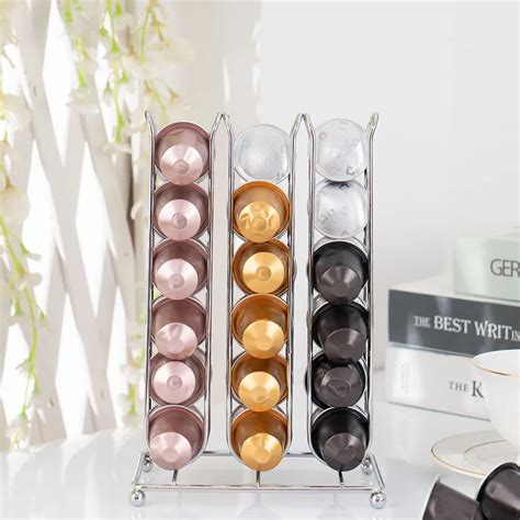 커피 캡슐 홀더 우유 볼 스토리지 랙 네스프레소 캡슐 랙 커피 캡슐 스토리지 랙 42 캡슐 홈 스토리지 보관