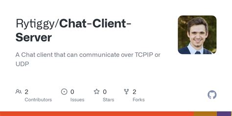 Github Rytiggychat Client Server A Chat Client That Can Communicate Over Tcpip Or Udp