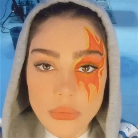 جدیدترین تتوی صورت سحر قریشی زشت تر از تتوی قبلی اش عکس