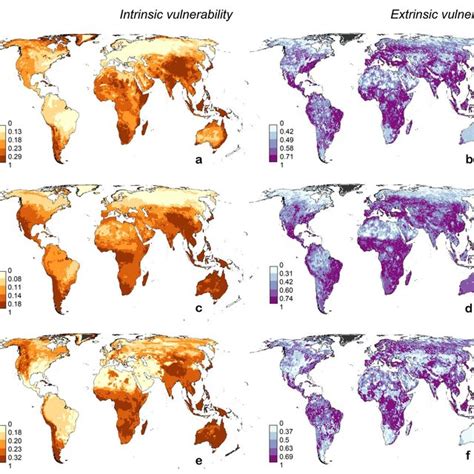 Predicted Intrinsic A And Extrinsic B Vulnerability Based On All Download Scientific