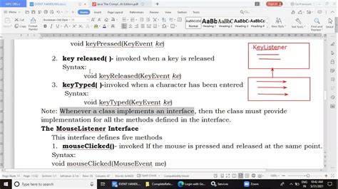 11 Ajava Unit1 Keyevent Keylistener Youtube