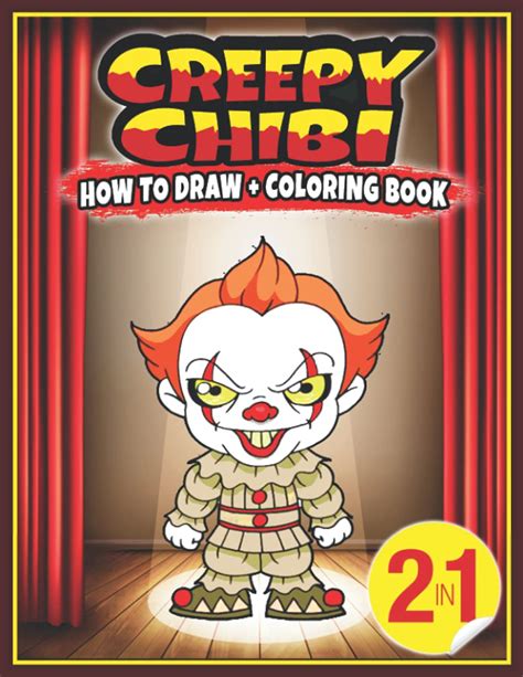 Buy Creepy Chibi Color And Draw Spooky Coloring Pages And How To Draw