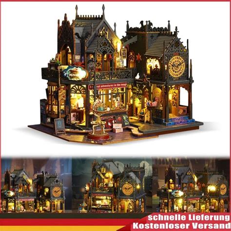 Mini House Building Kit Led Tiny House Crafts For Adults Birthday Ts