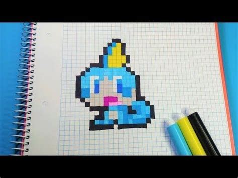 Como Dibujar A Sobble De Pokemon Pixel Art Arte Píxeles Minecraft