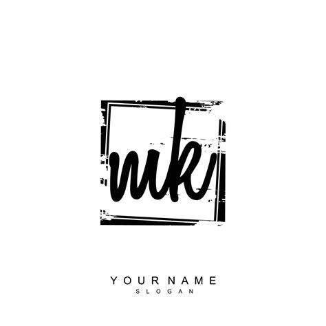 Initial Mk Monogram With Grunge Template Design 21924959 Vector Art At Vecteezy