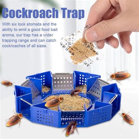 Insect Bug Trap Catcher Cockroach Ant Bed Bug Flea Pest Control Box