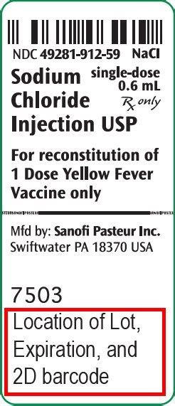 Yf Vax Package Insert Prescribing Information