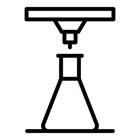 Flask Glass Production Icon Outline Vector Mixing Design 15227432 Vector Art At Vecteezy