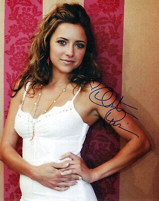 Christine Lakin Glamour Shot Autographed Photo Signed 8x10 3 Step By