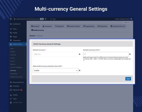 Woocommerce Pos Multicurrency Multi Currency Payment Plugin Webkul