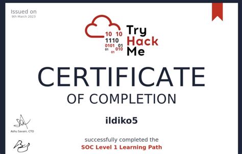 Ildiko D On Linkedin Tryhackme