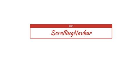 Scrollable Uinavigationbar That Follows The Scrolling Of A Uiscrollview
