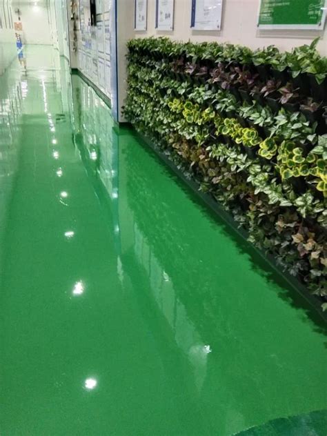 Water Based Epoxy Coating Service For Floors Green At ₹ 54sq Ft In