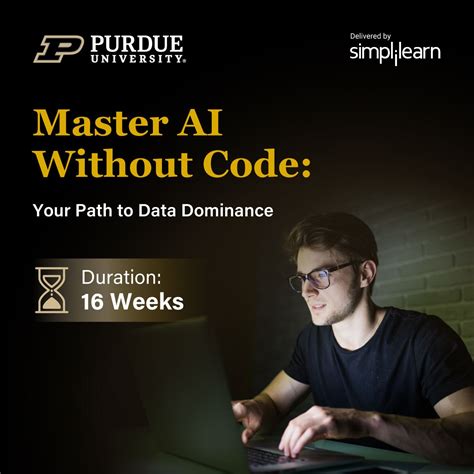 Simplilearn On Linkedin No Code Machine Learning Professional Certificate Course