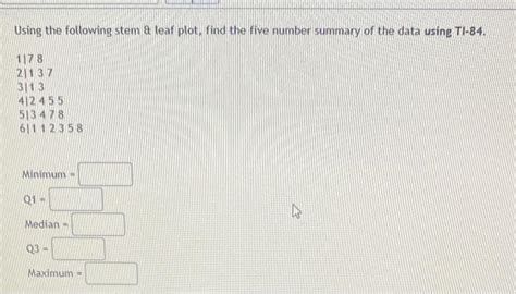 Solved Please Find The Range Sample Standard Deviation And
