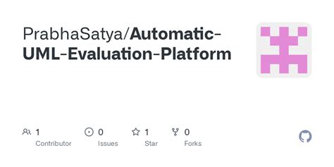 github prabhasatya automatic uml evaluation platform