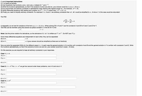 Solved 1 Point Important Instructions 1 I Is Typed As