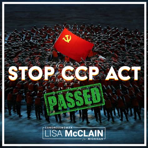 Mcclain Bill To Sanction Xi And Ccp Passes House Press Releases Congresswoman Lisa Mcclain