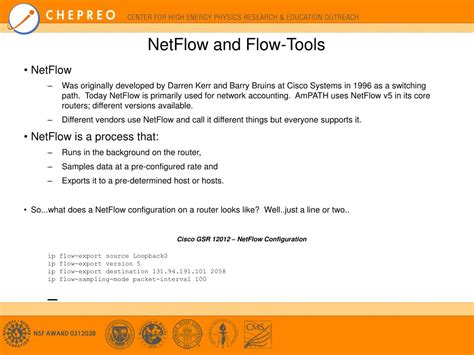 Ppt Network Monitoring Using Monalisa And Netflow Powerpoint