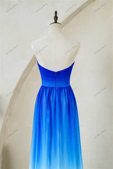 Glamorous Sweetheart Neckline Prom Dress With Gradient Color